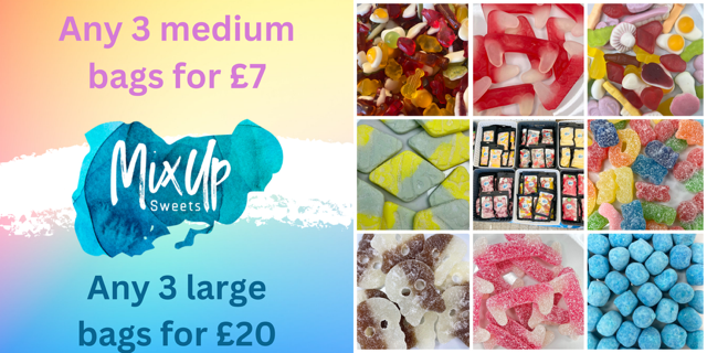 Shetland's Sweets Delivered - Mix Up Sweets: Gummies, Party Bags ...
